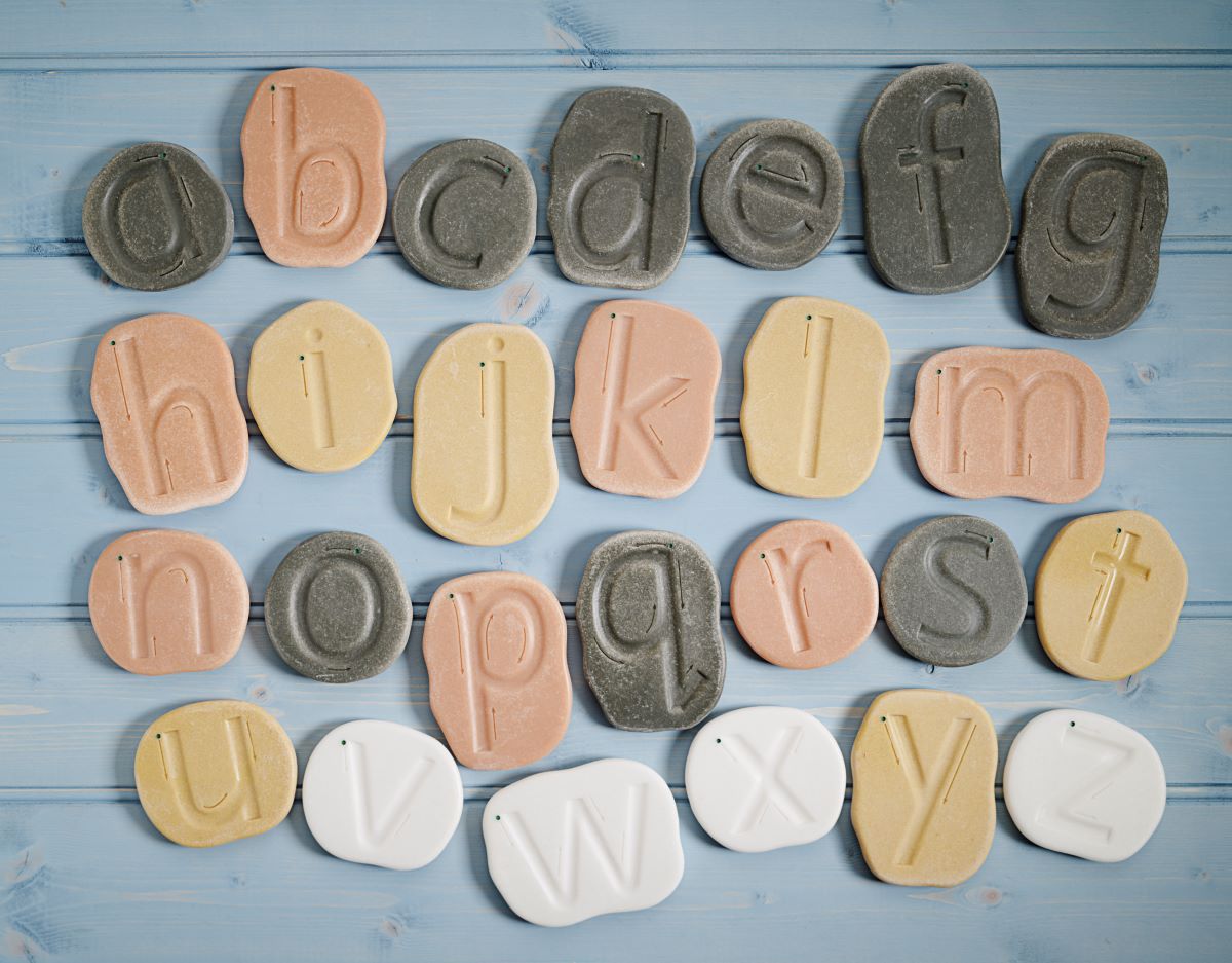 Alphabet Tracing Stones - Sensory Lowercase Letter Stones — Oak & Ever