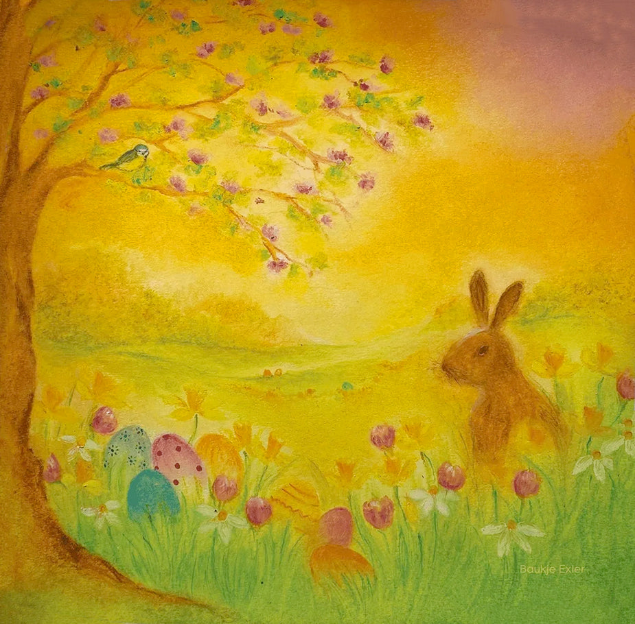 Egg Hunt - Artwork Silhouette For Toverlux Frame and Lamp - Baukje Exl ...