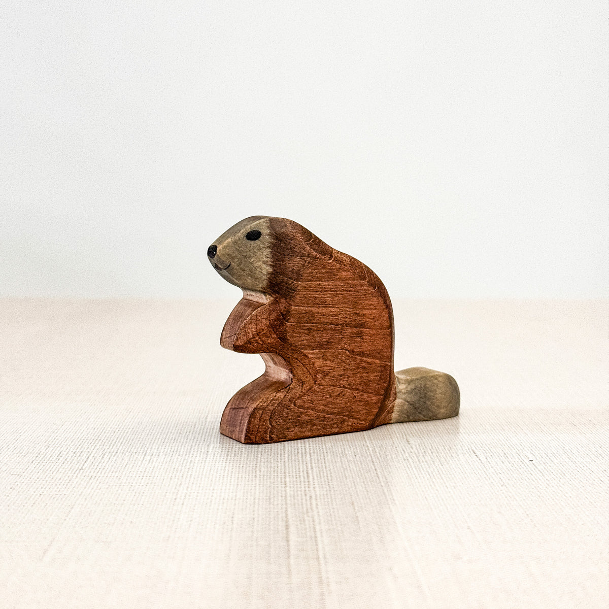 Beaver - Hand Painted Wooden Animal - HolzWald — Oak & Ever