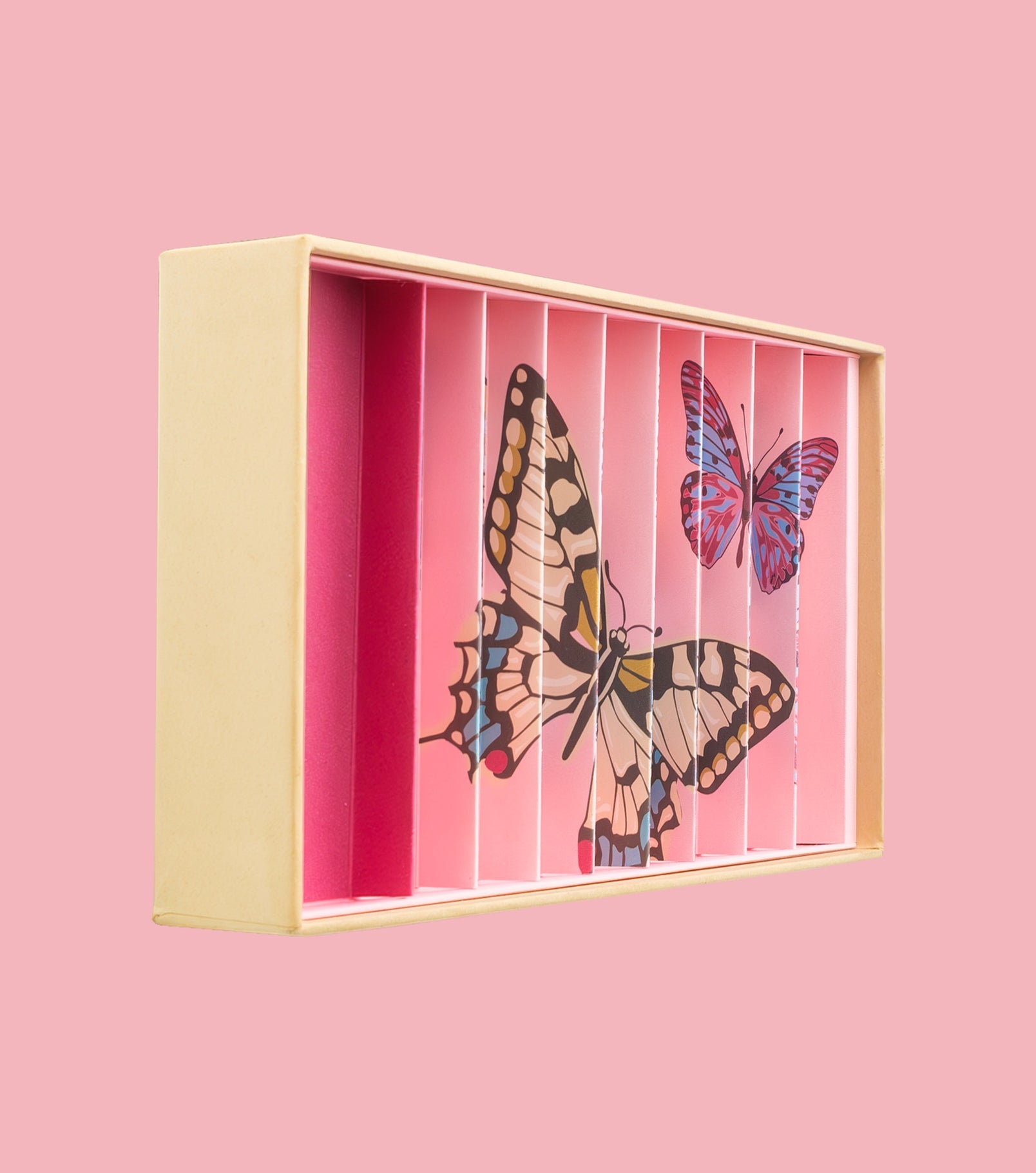 Butterflies - Large Box Of Glass Marbles - 59 Marbles - Billes & Co ...