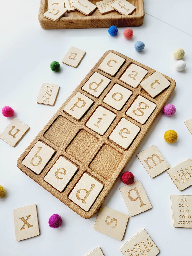 CVC Board Small Word building Board – Consonant Vowel Consonant Board ...