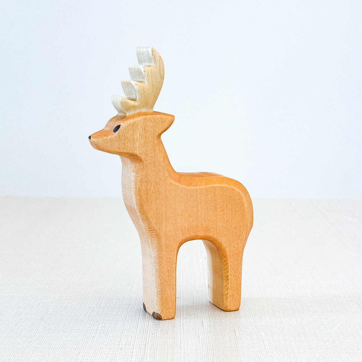 Buck (Male Deer) - Hand Painted Wooden Animal - HolzWald — Oak & Ever