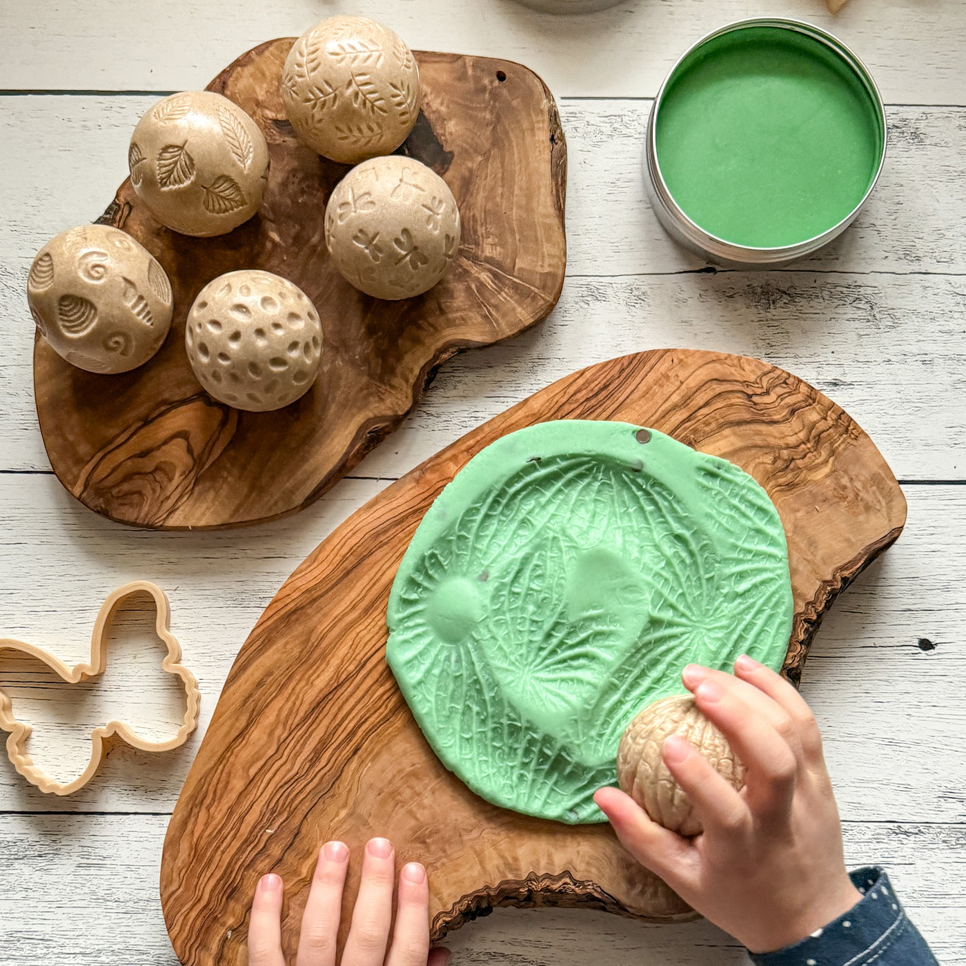 Nature Sensory Rounds - Stone Rolling Ball for Sensory Play — Oak & Ever