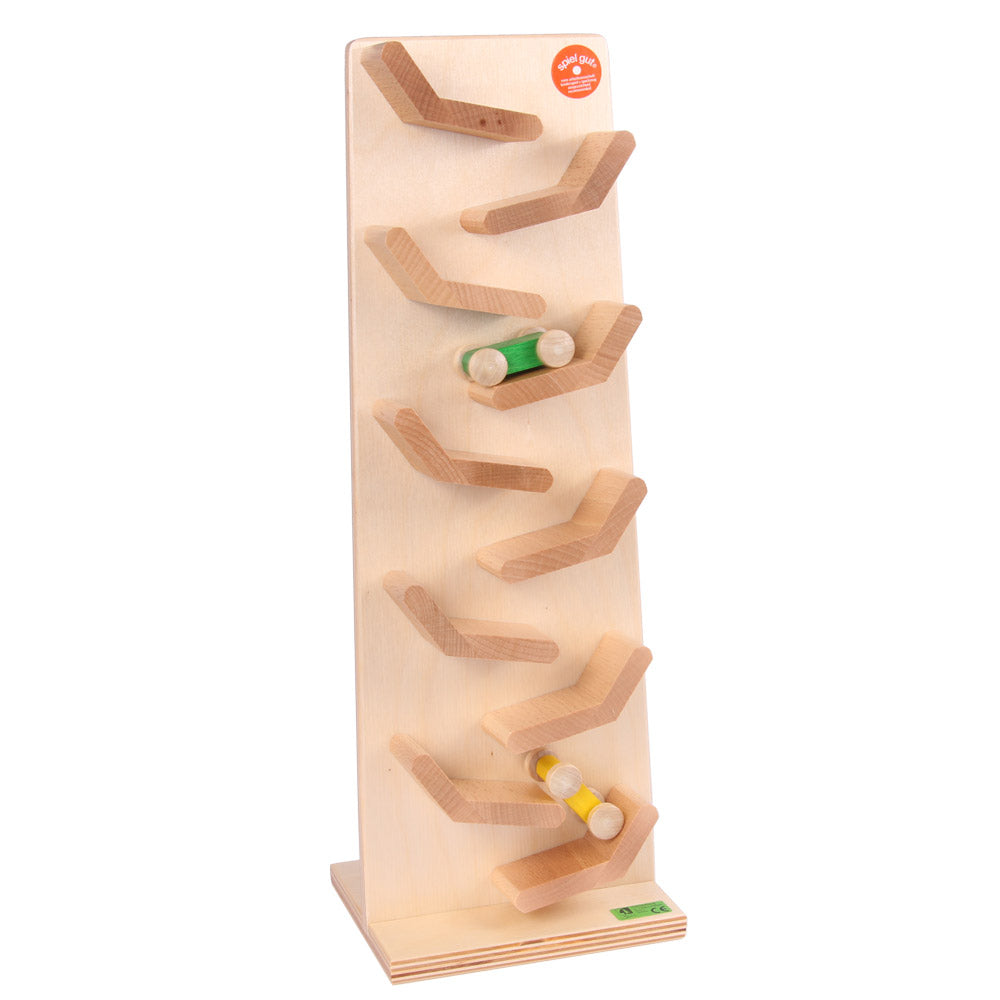 Natural Cascade Tower with Wooden Cars - Beck — Oak & Ever