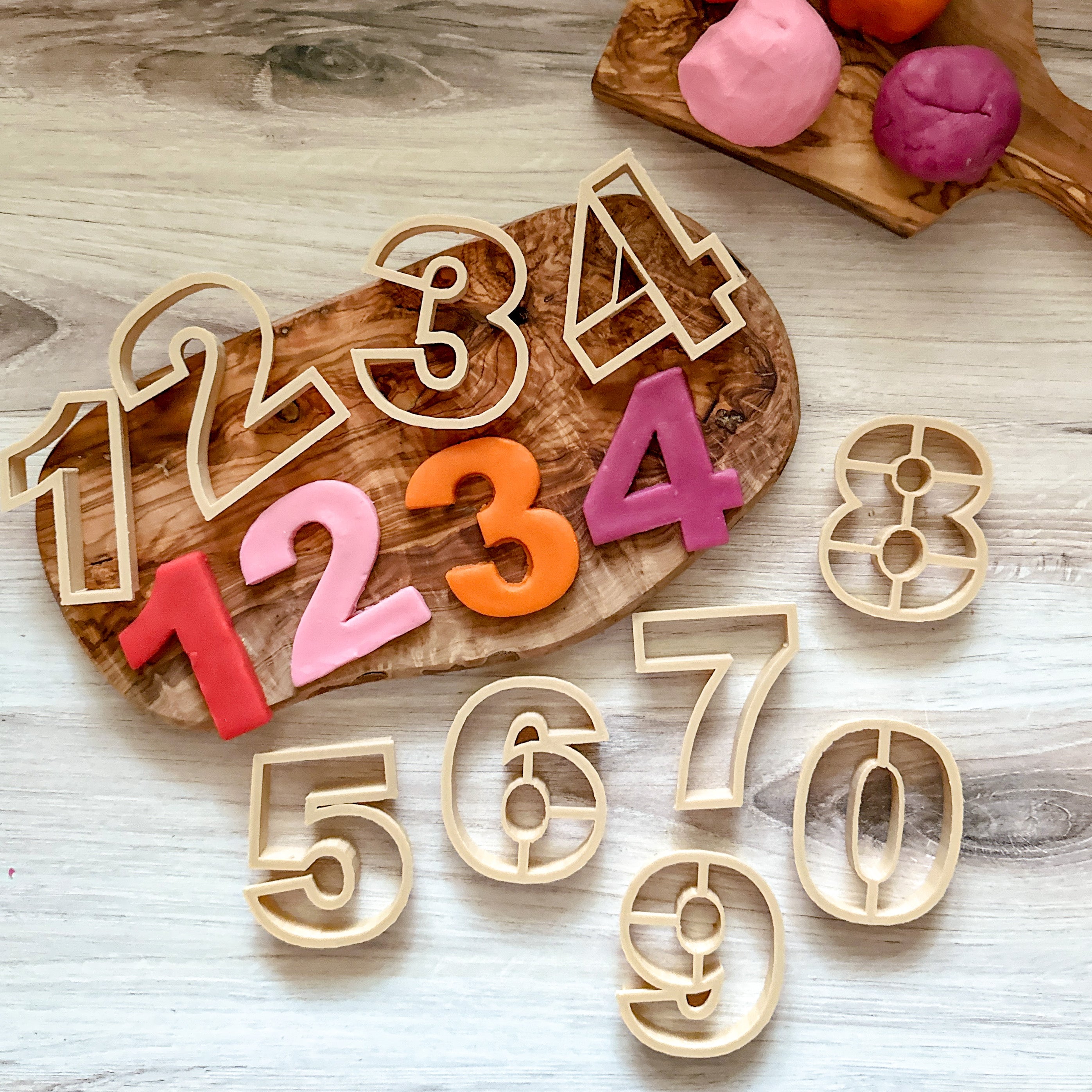 Numbers - Dough Cutters - Plant Based Plastic - Eco Cutters — Oak & Ever