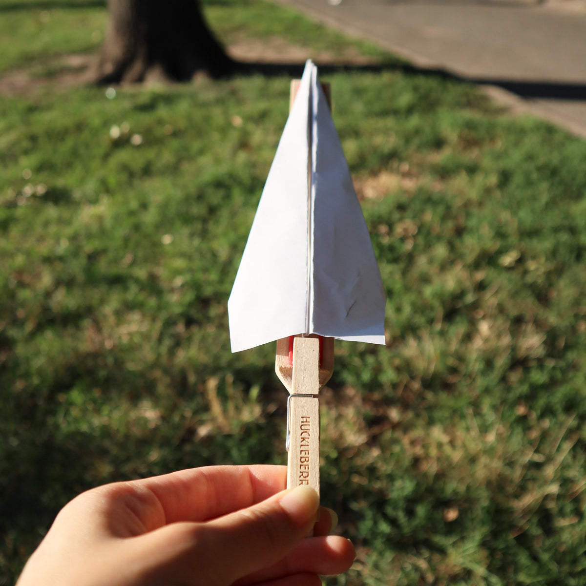Paper Plane Launcher — Oak & Ever