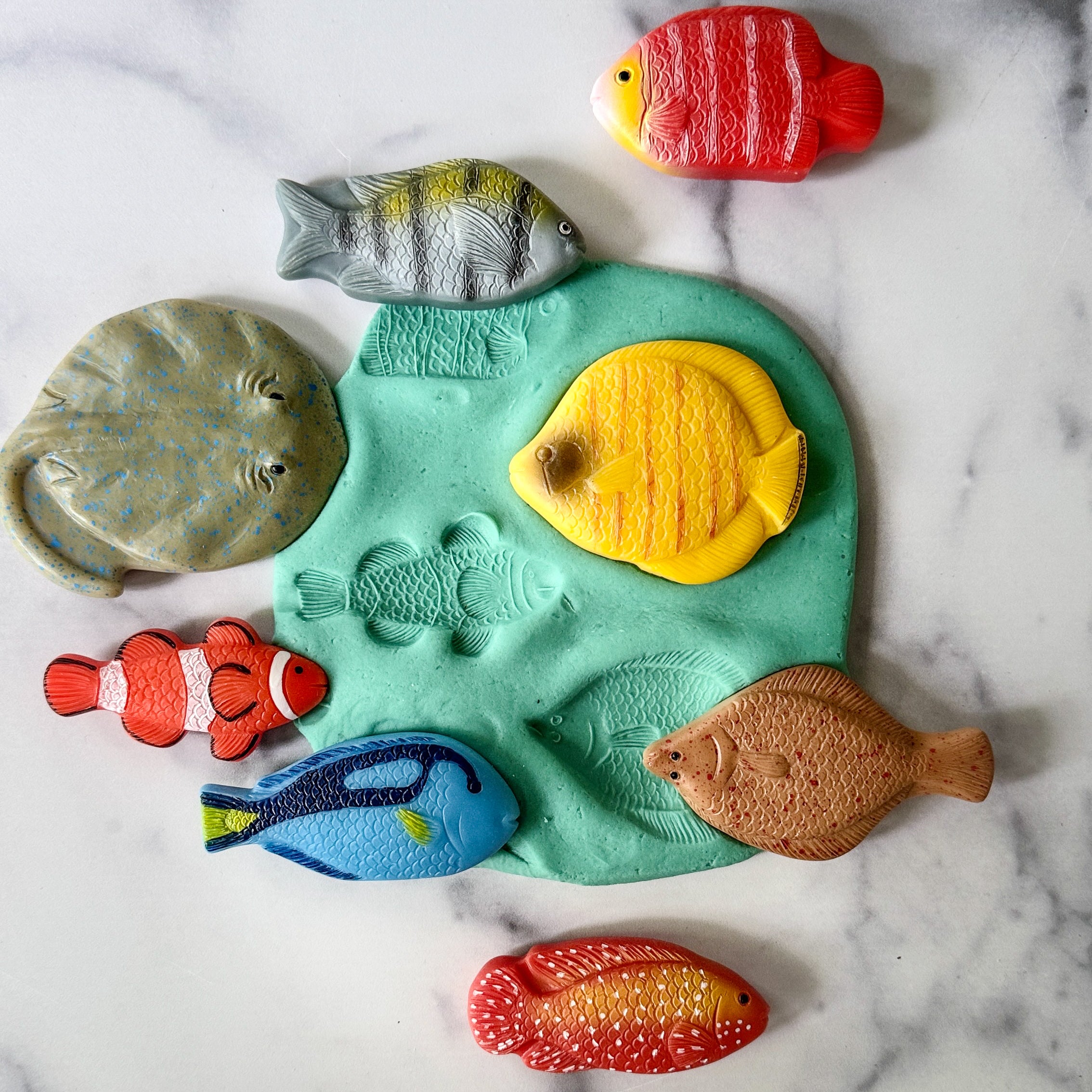 Stone Fish – Fish Sensory Play Stones — Oak & Ever
