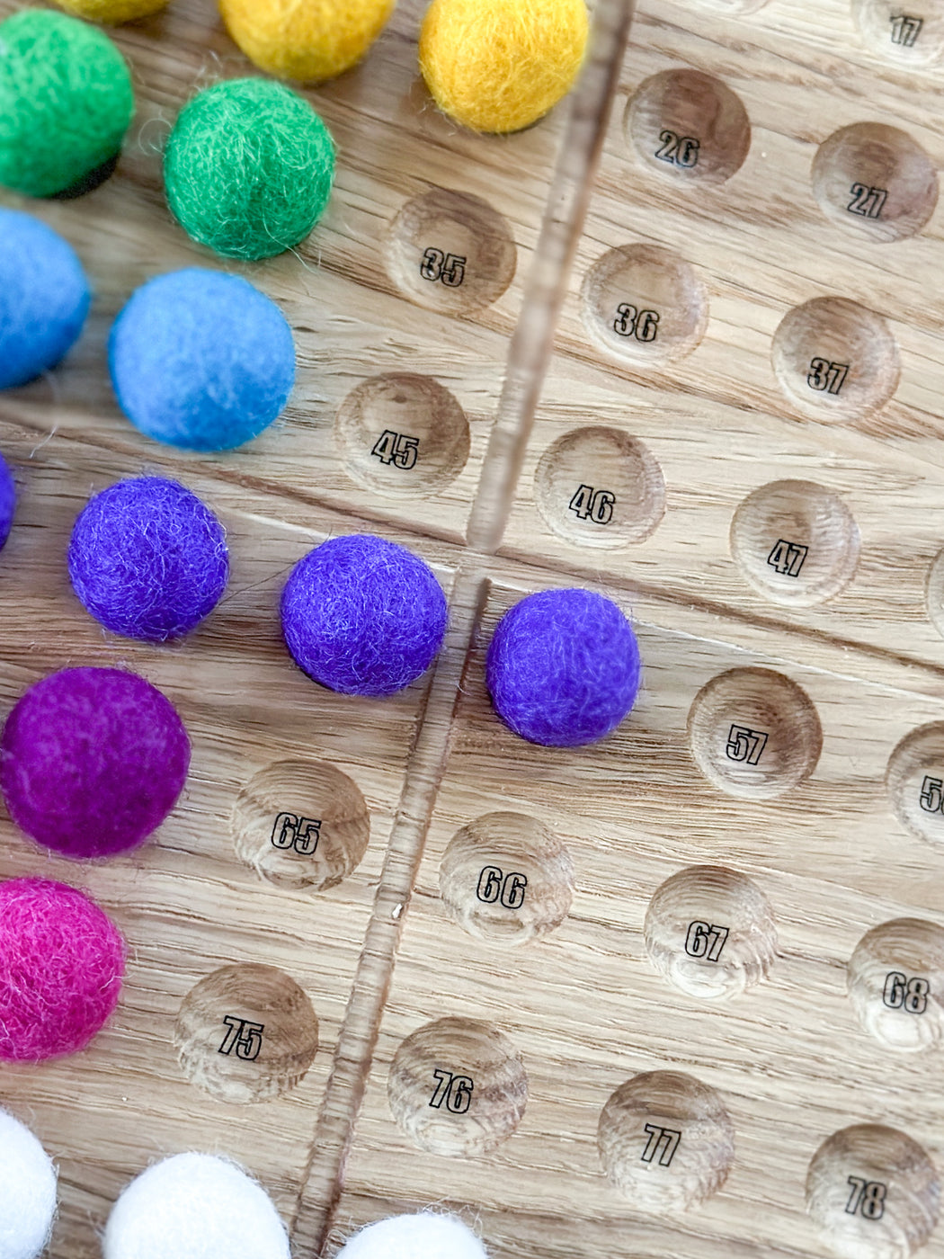 Wooden Hundred Counting Board - Montessori Hundred Board — Oak & Ever