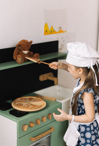 Wooden Pizza Play Food - Pizza Puzzle Play Set — Oak & Ever