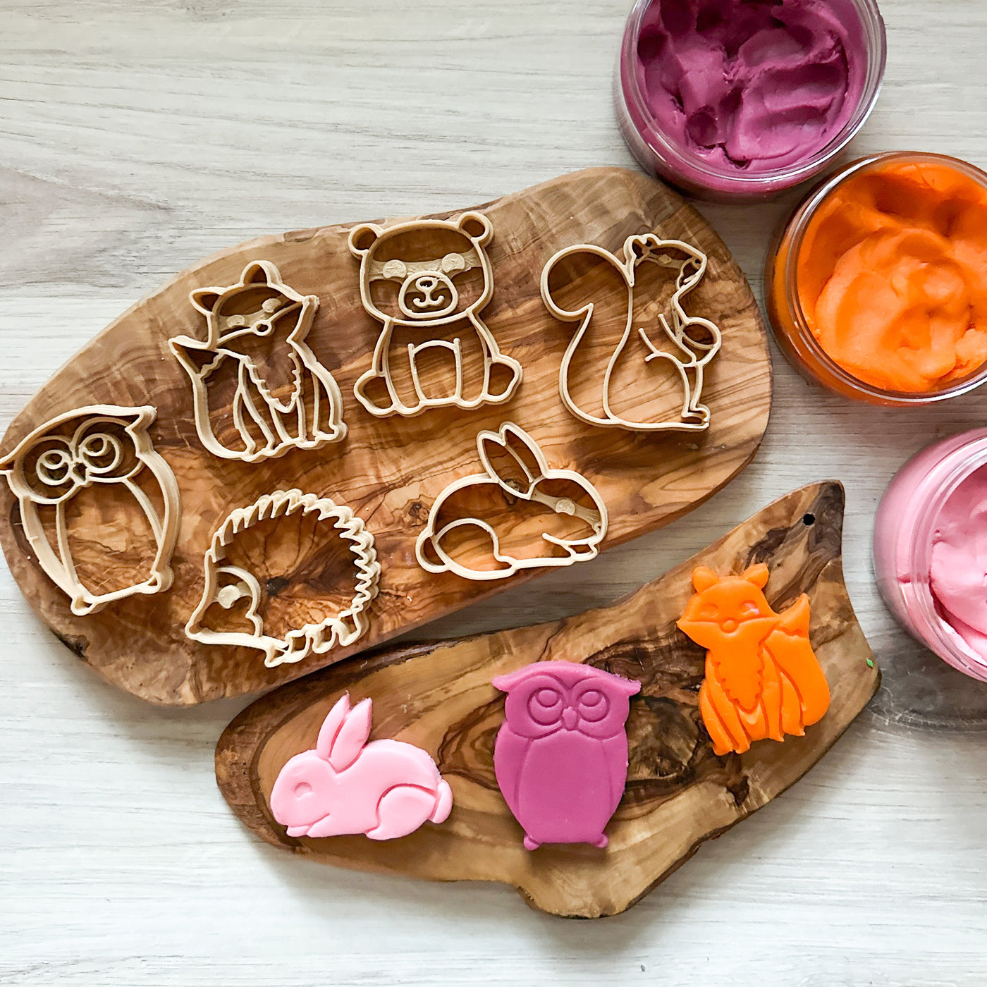 Woodland Animals - Mini Dough Cutters - Plant Based Plastic - Eco Cutt ...