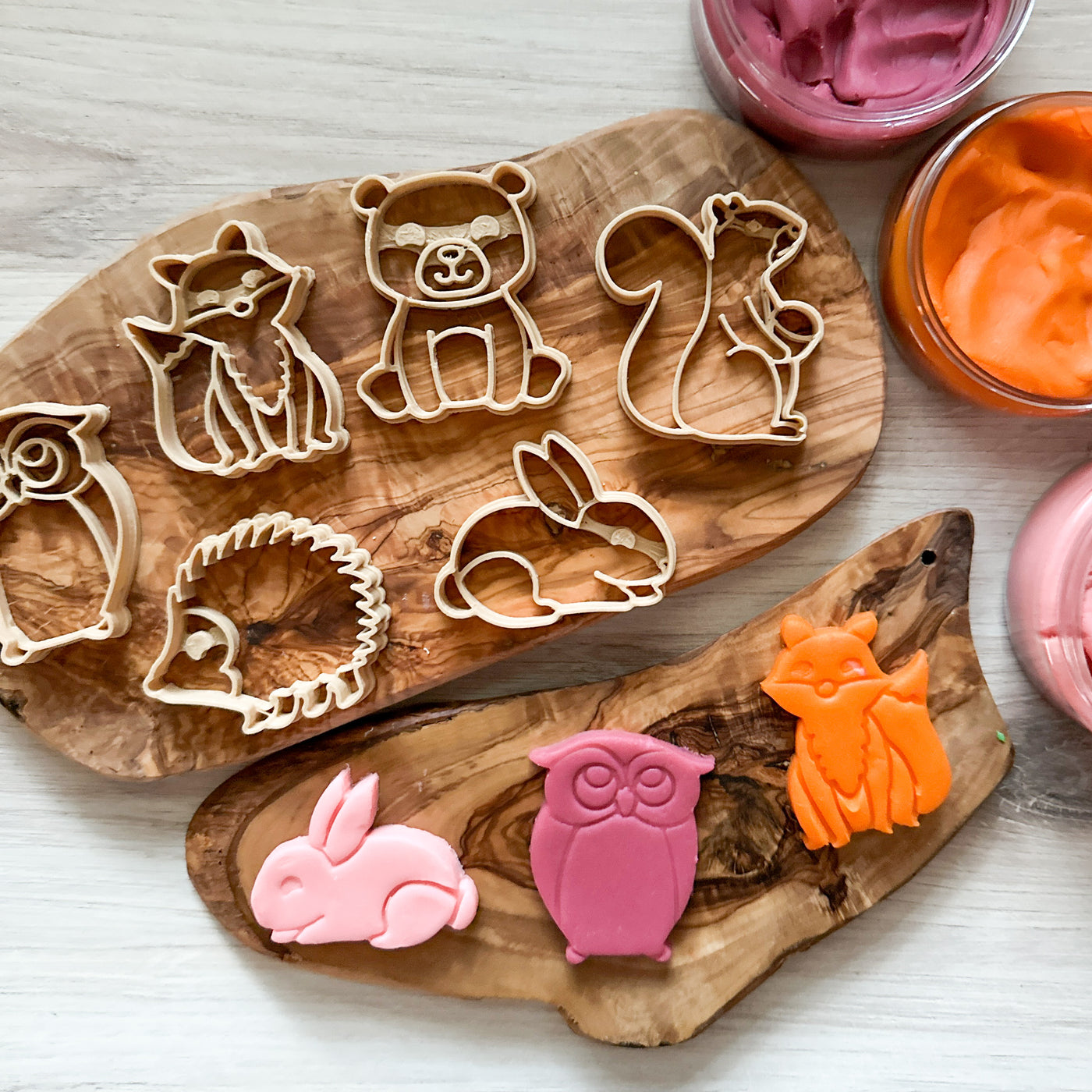 Woodland Animals - Mini Dough Cutters - Plant Based Plastic - Eco Cutt ...