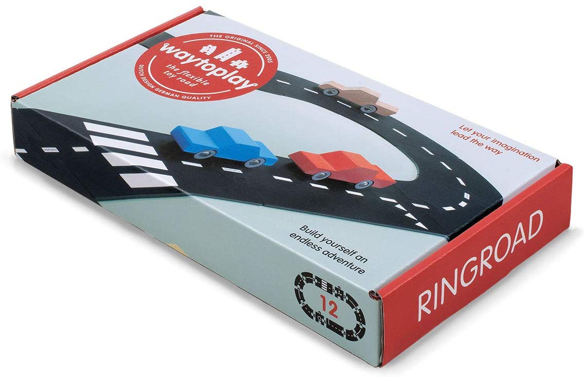 12 Piece Ringroad – 12 Piece Flexible Toy Road Set – WaytoPlay — Oak & Ever