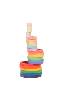 Gradient Rainbow Nesting Rings – 24 Piece Set – Grapat — Oak & Ever