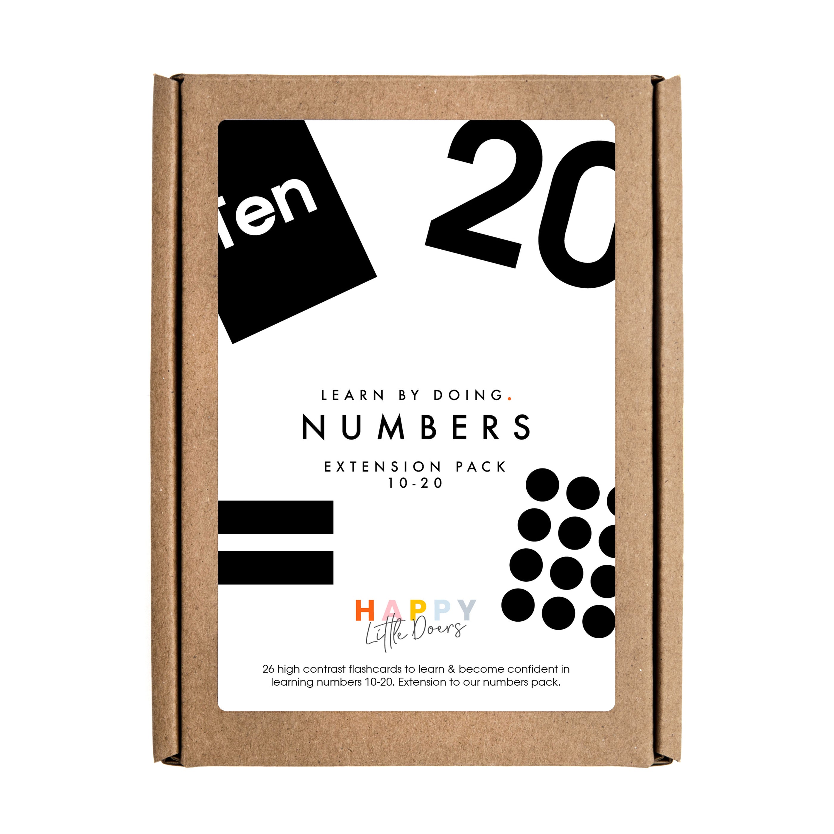 Numbers Flashcards Extensions Pack (10-20) — Oak & Ever