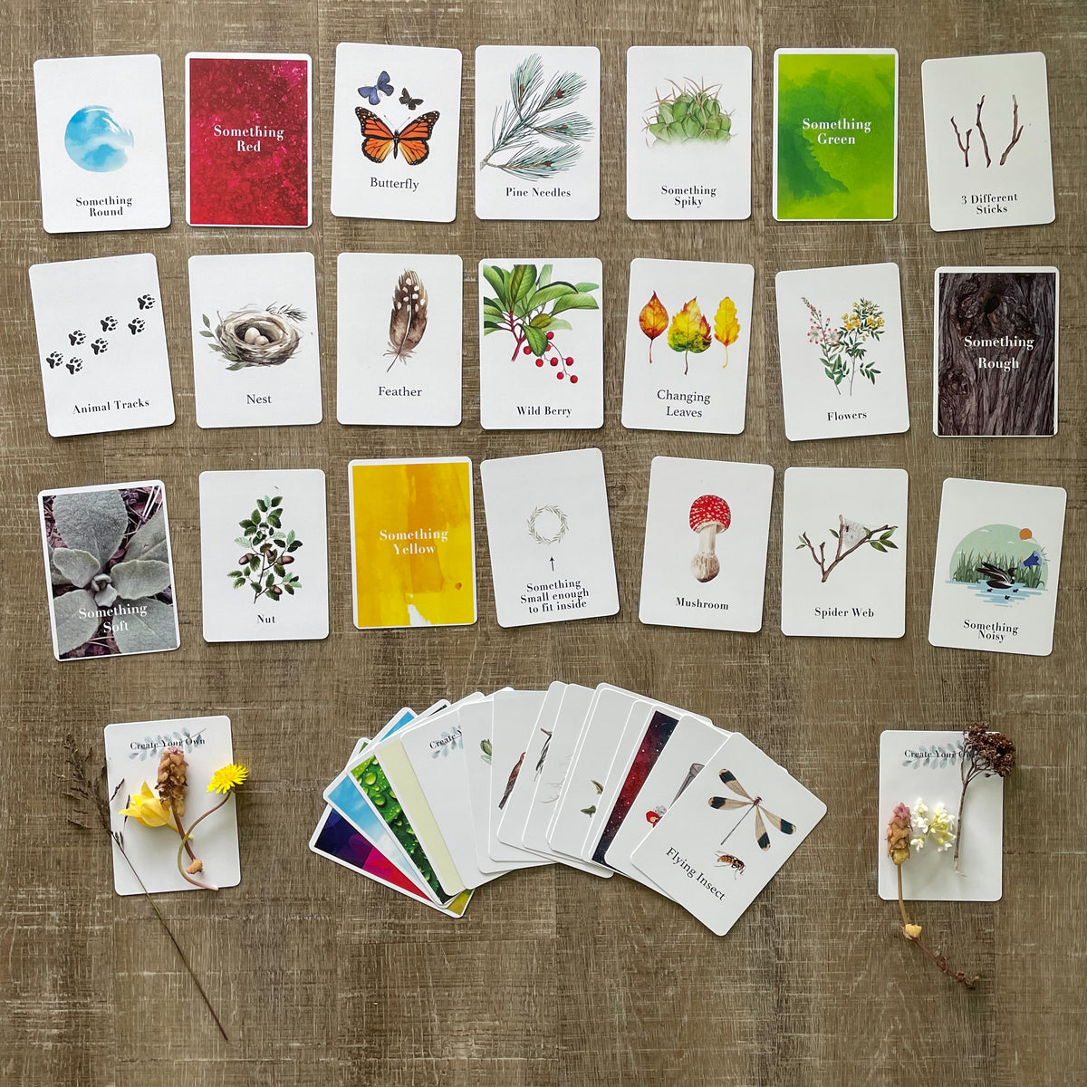 Wonder Cards - Flashcards to inspire Nature Play — Oak & Ever