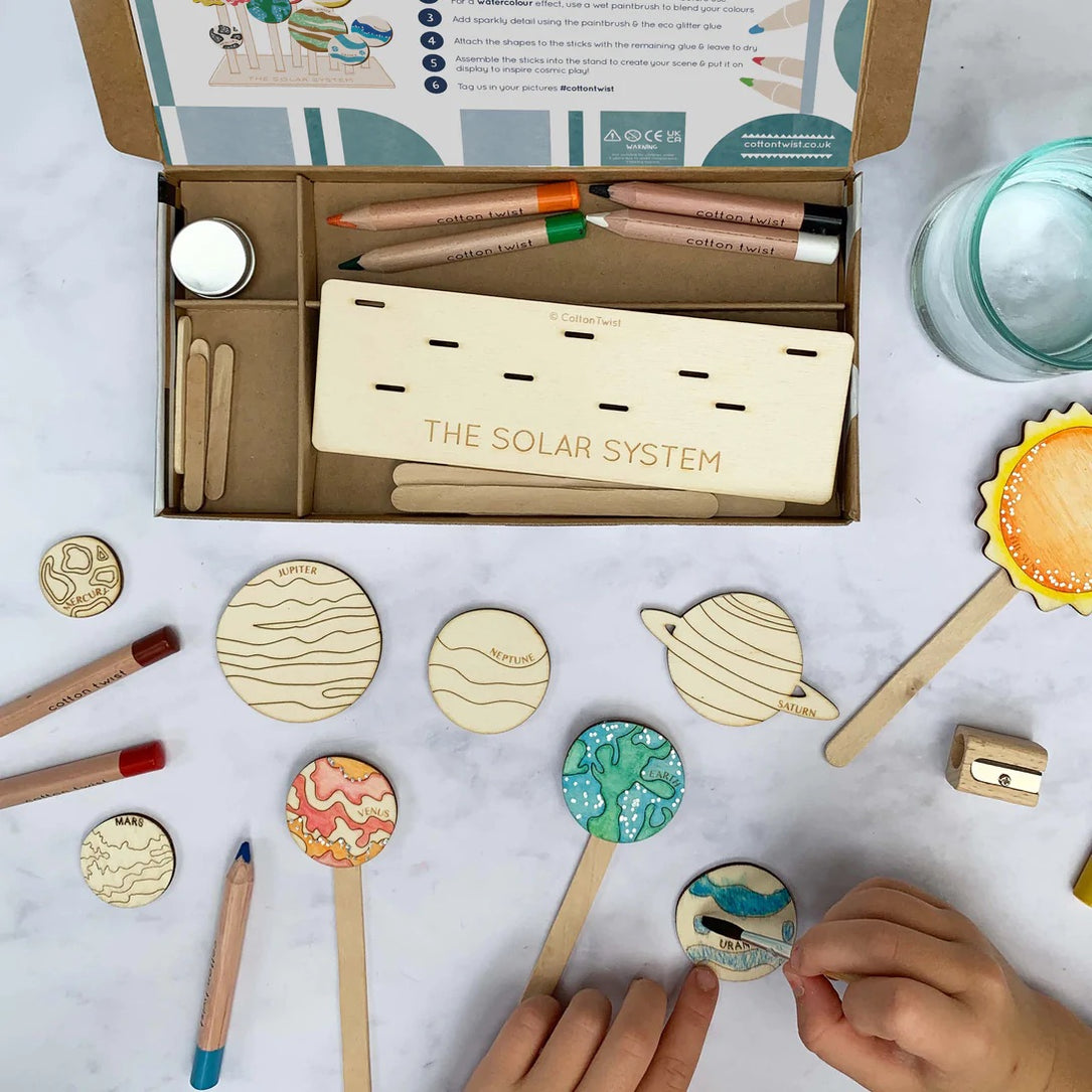 Wooden Solar System and Planets - Craft Kit — Oak & Ever