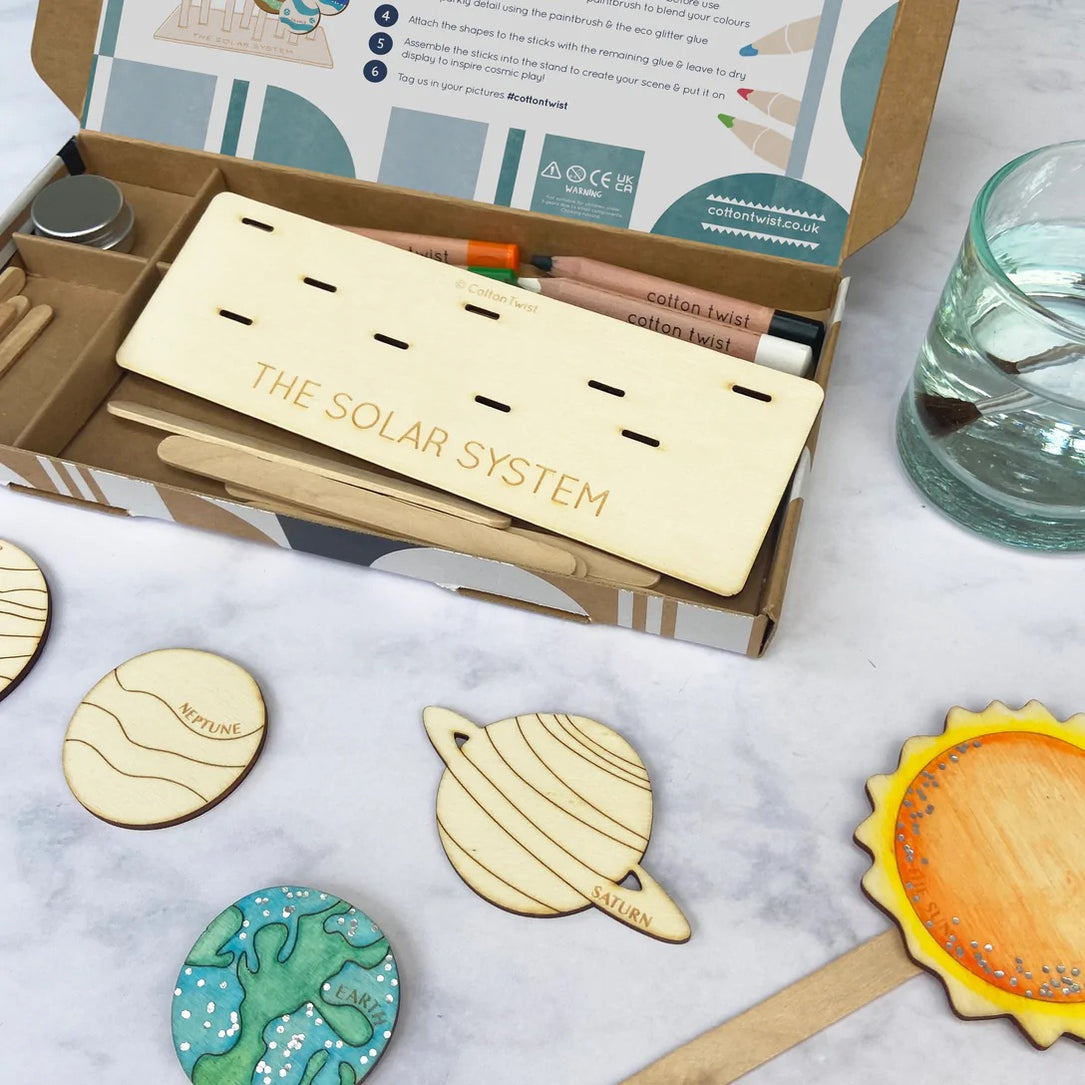 Wooden Solar System and Planets - Craft Kit — Oak & Ever