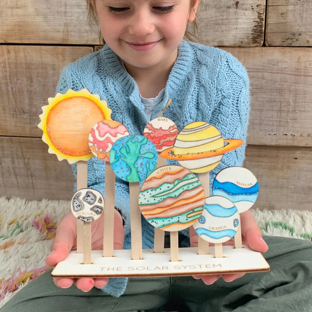 Wooden Solar System and Planets - Craft Kit — Oak & Ever