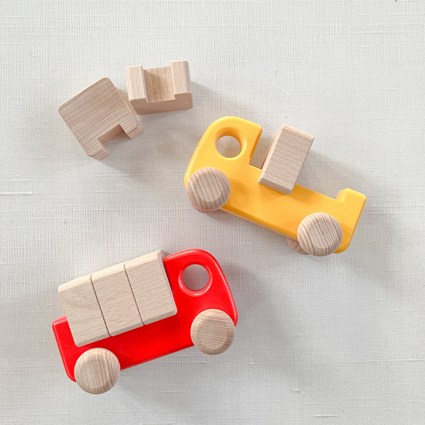 Wooden Car With Blocks, Truck - Bajo — Oak & Ever