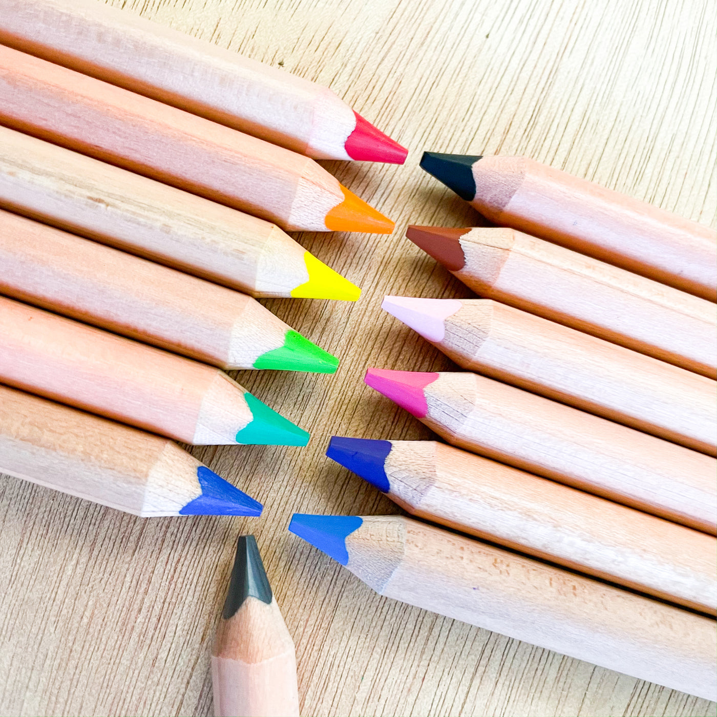 Stockmar Colored Pencils - Triangular Shape - 12 Colors +1 Graphite ...