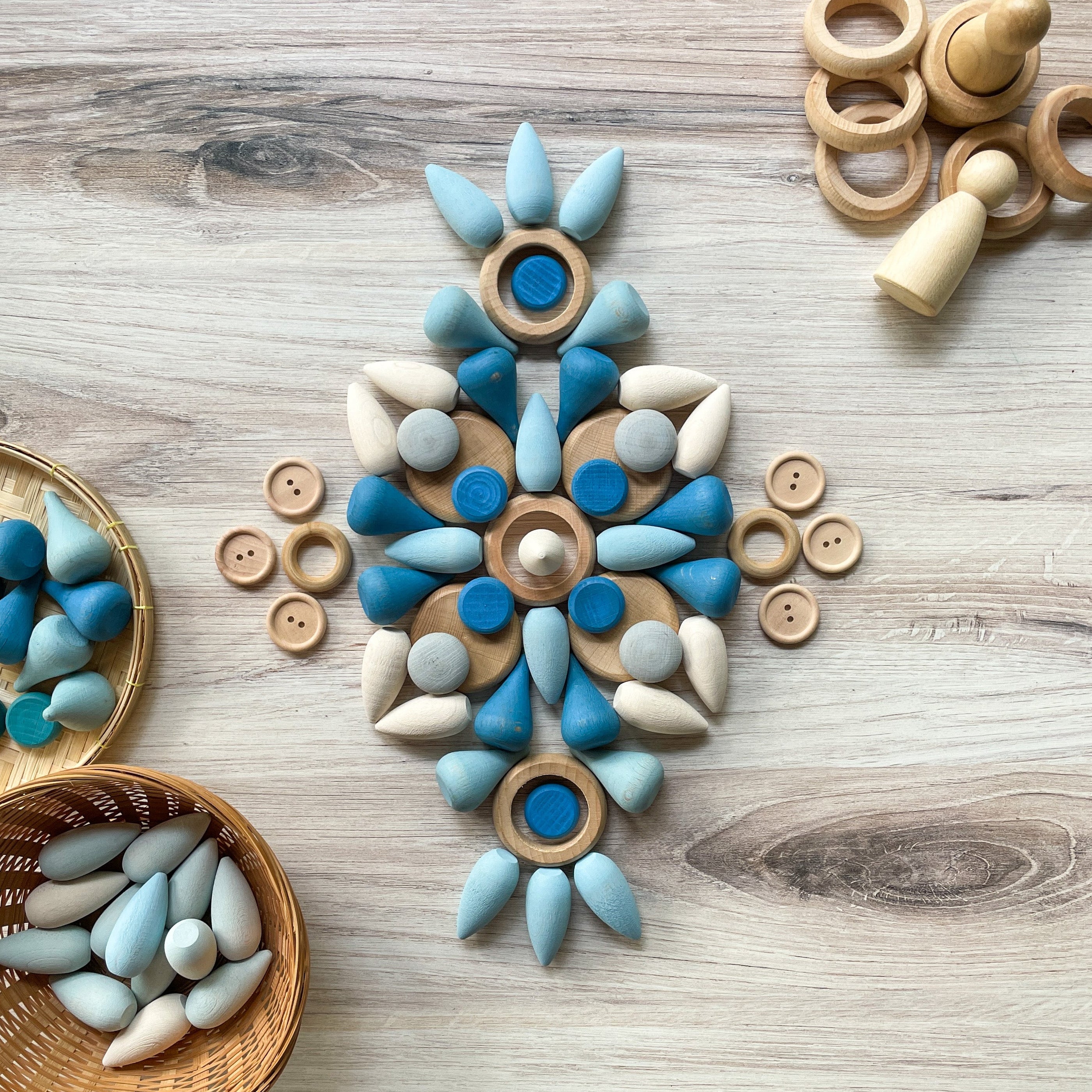 Full Set of Mandala Pieces – All 21 styles 2024 update – Loose Parts ...