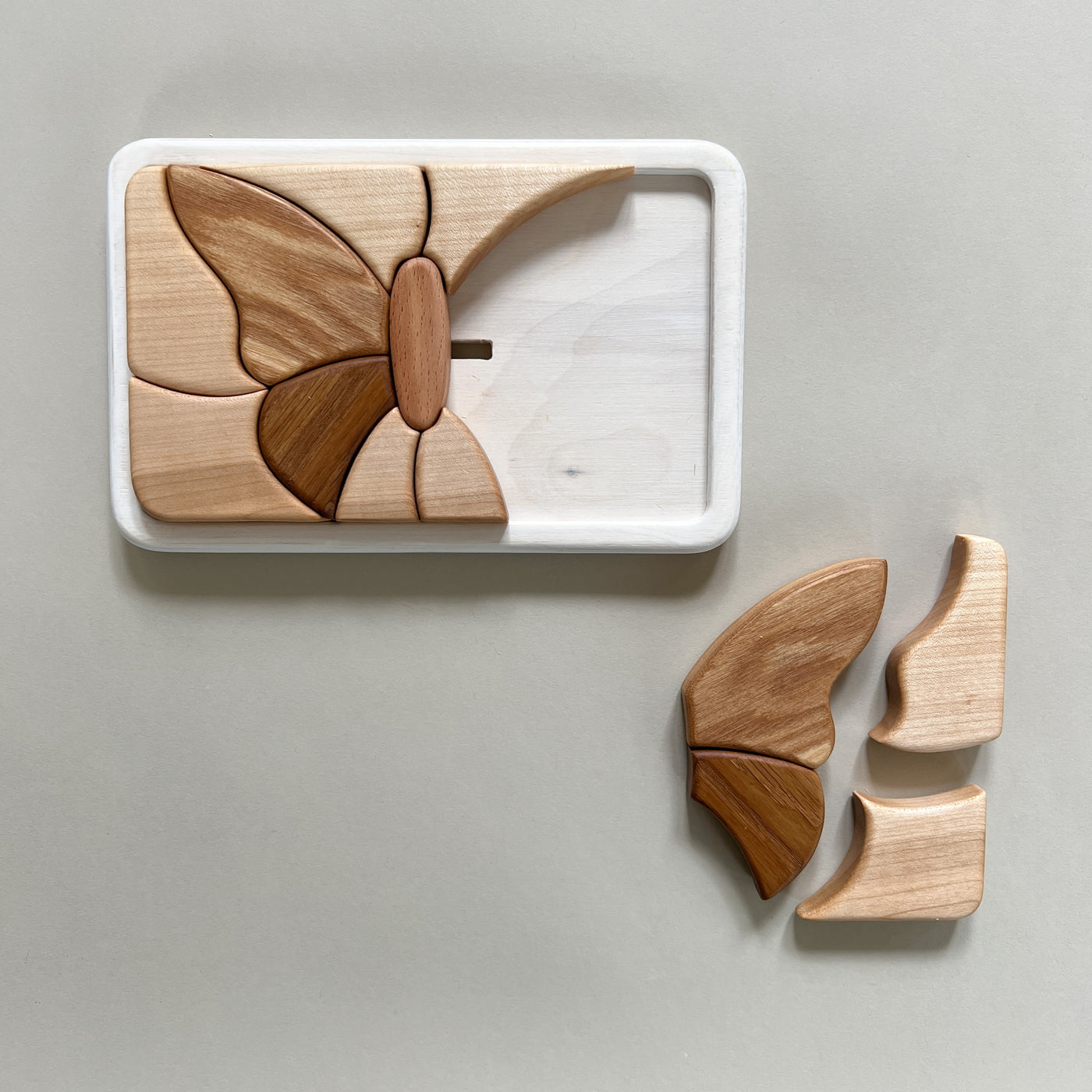 Handcrafted Wooden Puzzle or Shape Blocks — Oak & Ever