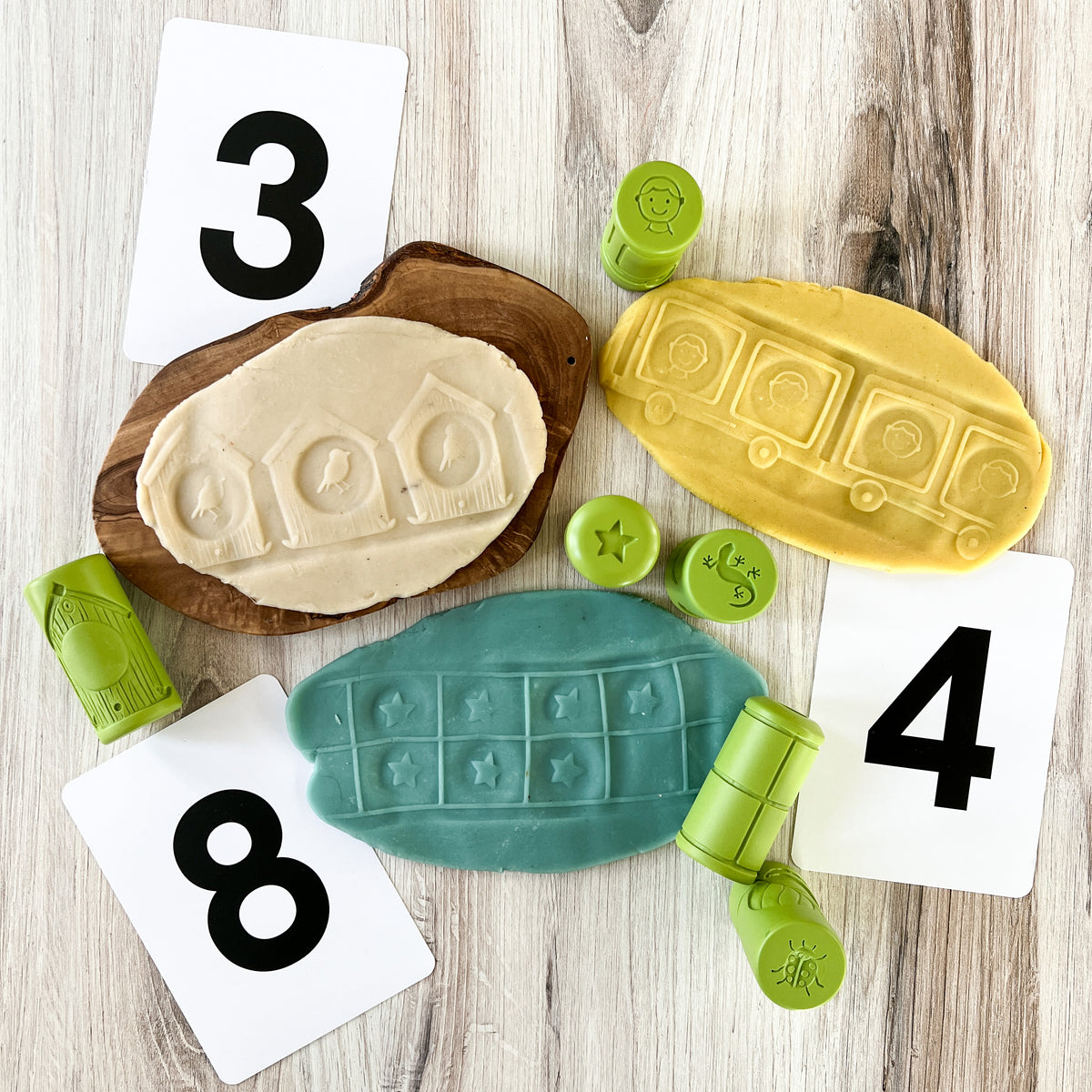 Number Frames - Sensory Stamper and Roller — Oak & Ever
