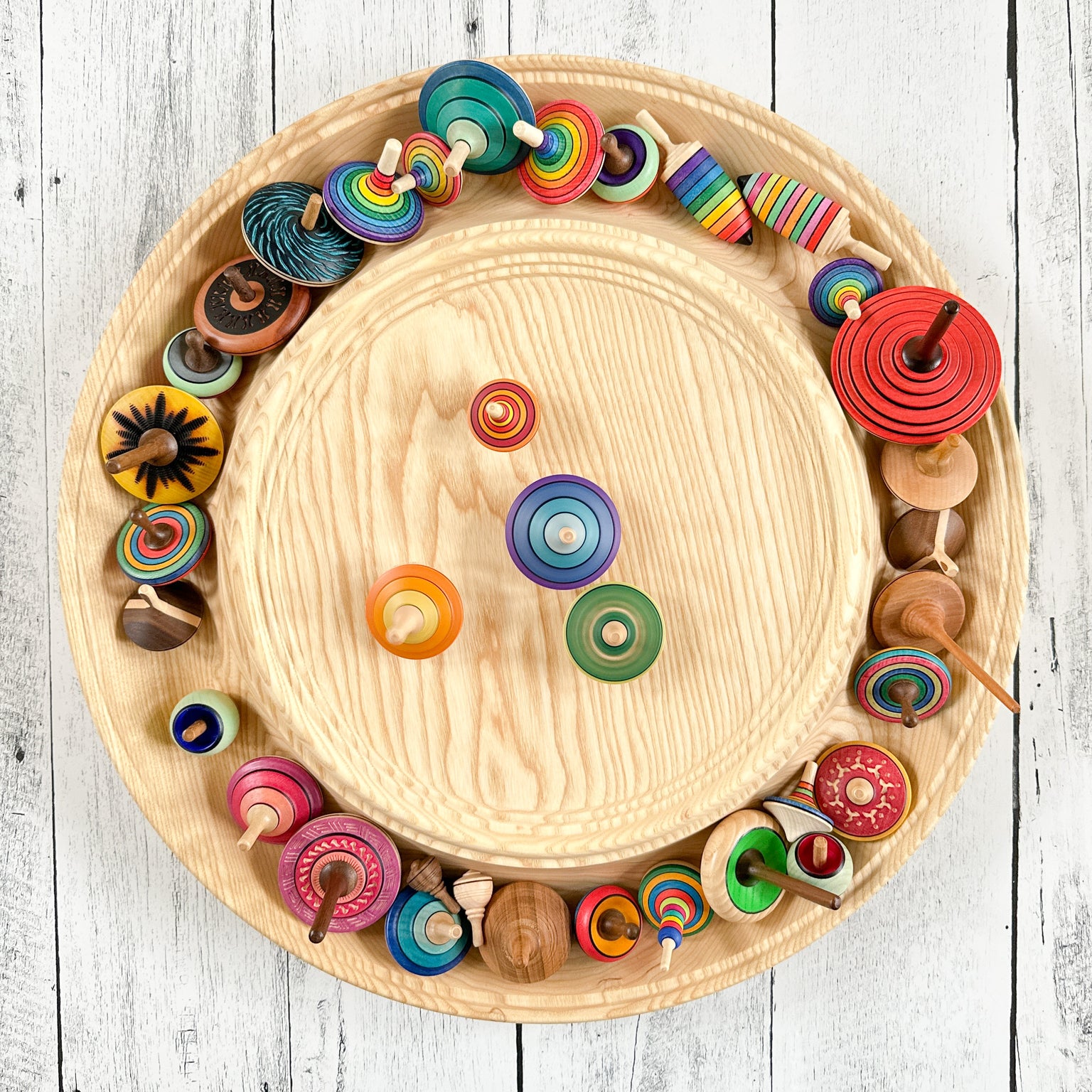 MADER - Wooden Spinning Tops — Oak & Ever